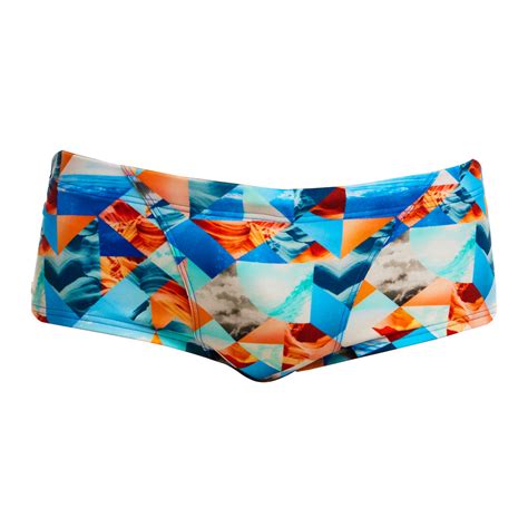 Mens Classic Trunk Smashed Wave Not Normal Swimwear