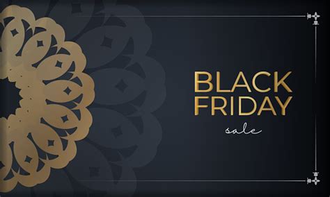 추상골드 패턴의 다크 블루 블랙 프라이데이 세일 홀리데이 포스터 템플릿 개념에 대한 스톡 벡터 아트 및 기타 이미지 개념