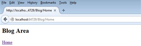 How To Create An Area In Aspnet Mvc Application Codeproject