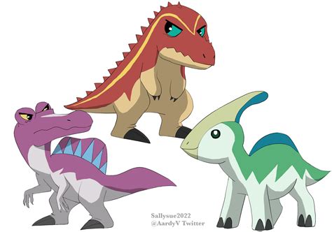 Dinosaur King Chibi Starters By Sallysue234 On Deviantart