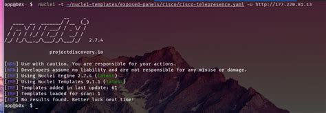 cisco telepresence template not working · issue 4865