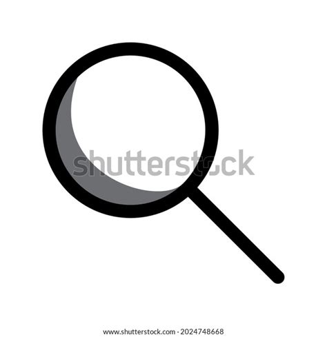 Illustration Vector Graphic Magnifying Iccon Stock Vector Royalty Free