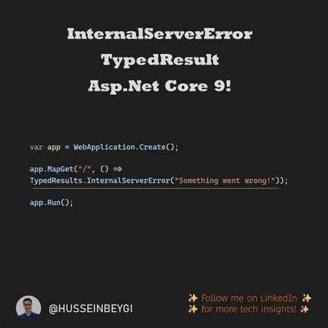 Hussein Beygi On Linkedin Dotnet Csharp Aspnetcore