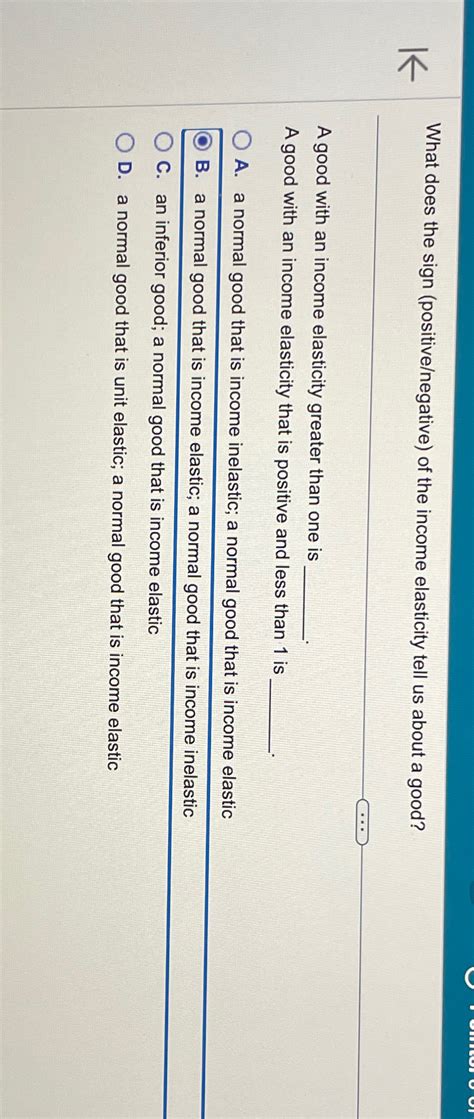Solved What Does The Sign Positive Negative ﻿of The Income