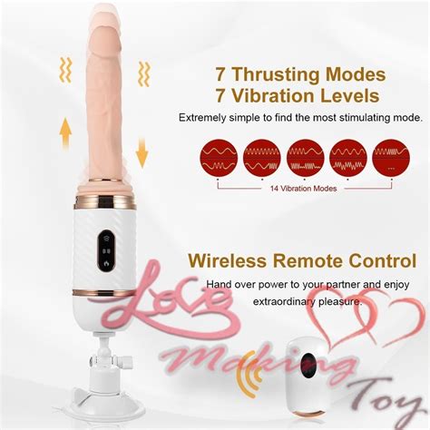 Thrusting Modes Vibration Stimulating Sex Machine India Lovemaking Toy