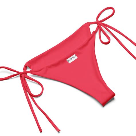 Radical Red Eco String Bikini Set Dragon Foxx™ Radical Red Eco String Bikini Set Dragon Foxx™