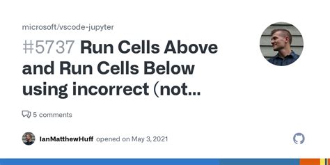run cells above and run cells below using incorrect not selected kernel · issue 5737