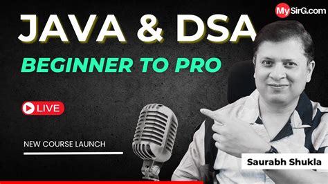 Java And Dsa Full Course Sunday Live Mysirg Youtube