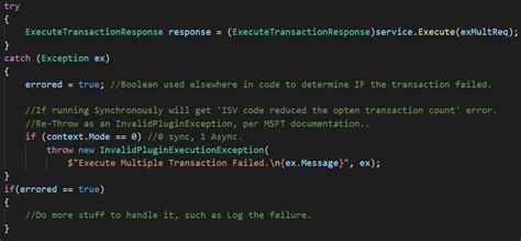 Handling Exceptions In Plugins The Helpful Bit