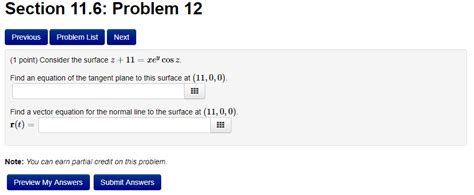 Solved Section Problem PreviousS Problem List Next Chegg Com