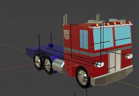 Blender Optimus Prime Wip Ive Been Working On This Guy For Over A