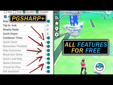 Get PGSharp Standard Features On Free Version PGSharp Plus YouTube