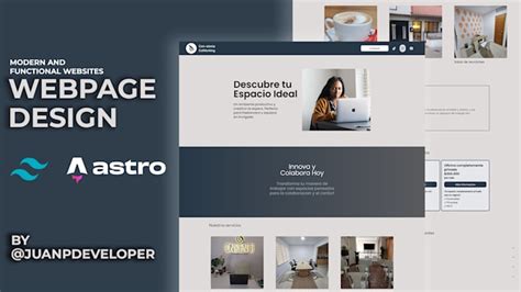 Webpage With Astro And Tailwindcss By Juanp4bl0 Fiverr