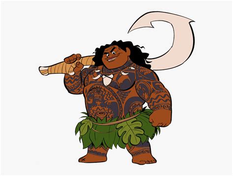 Maui Moana Clip Art Hd Png Download Kindpng