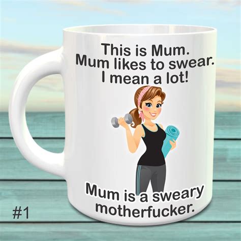 Sweary Mum Mug On The Hive Nz Sold By Hashtag Print Nz