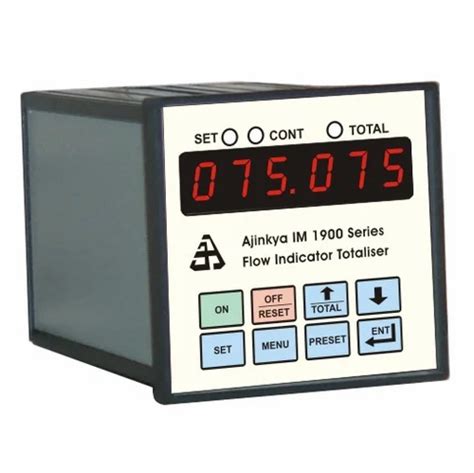Flow Totalizer Programmable Flow Rate Indicator Totalizer With Logger OEM Manufacturer From Mumbai