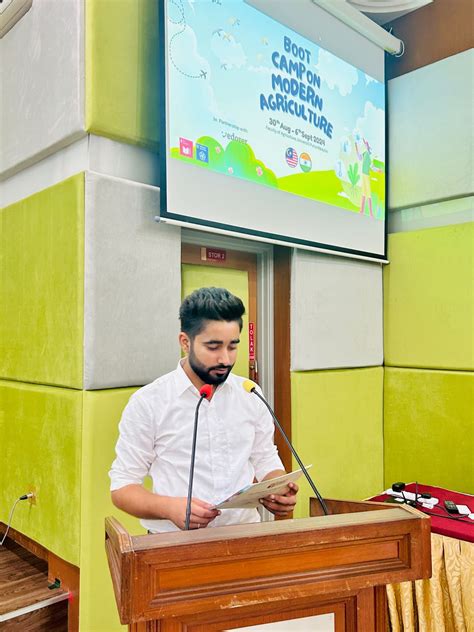 yash bishnoi on linkedin attending the 9th international agricultural