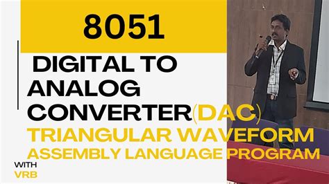 Assembly Program To Generate Triangular Wave Signal In 8051 Triangular Wave Generation Using