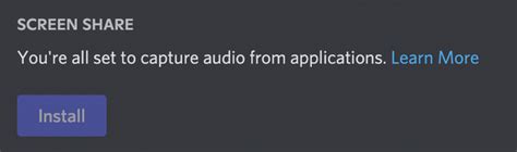 Macos Install Button Greyed Out For Screenshare Rdiscordapp