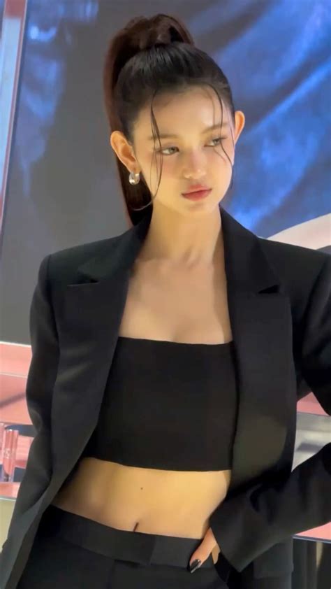 Danielle June Marsh Yves Saint Laurent Beaute Burgundy Hair Girly