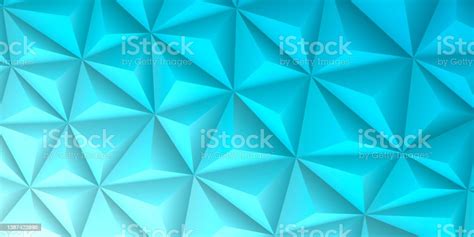 추상 기하학적 텍스처 낮은 폴리 배경 다각형 모자이크 파란색 그라데이션 0명에 대한 스톡 벡터 아트 및 기타 이미지 0명 2차 도형 3차원 형태 Istock