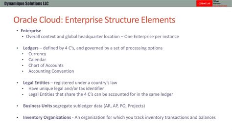 Designing A Chart Of Accounts And Enterprise Structure In Oracle Fusion