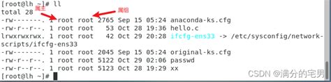 Linux权限管理cat Rootanaconda Kscfg Csdn博客