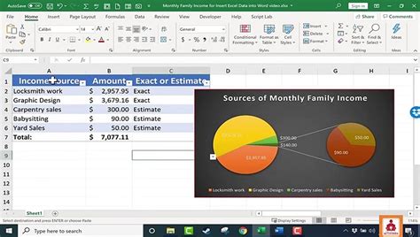 Inserting Excel Data Into Microsoft Word Video Dailymotion
