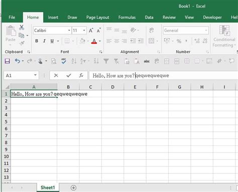 Excel Formula Bar Font Is Different From The Cell Microsoft Qanda