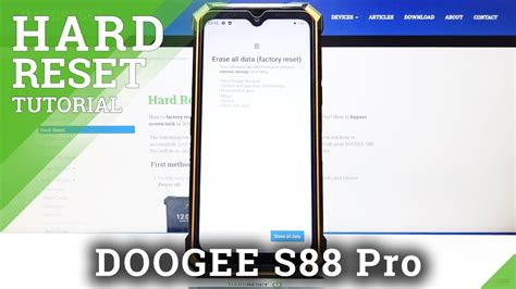 How To Hard Reset Doogee S Pro Factory Reset Youtube