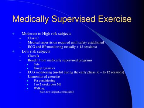 Ppt Exercise Prescription For Cardiovascular Disease Powerpoint