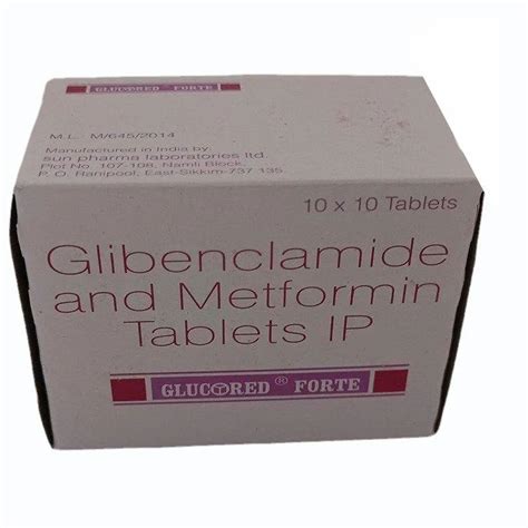 Glibenclamide And Metformin Tablets Ip 500 Mg At Rs 800box In
