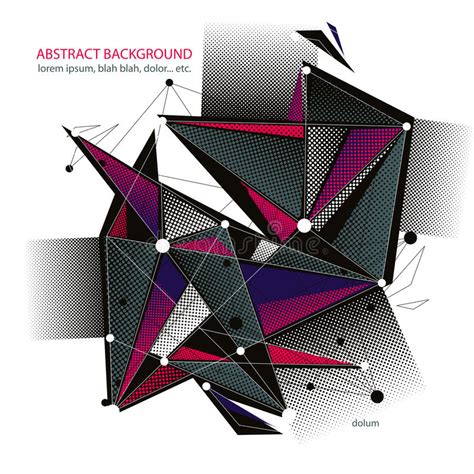 Abstract Vector Background Modern Style Technology And Science Theme Layout Connection And