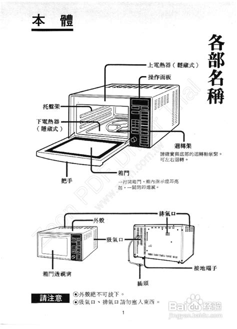 三菱RO LT6型微波炉使用说明书 1 百度经验