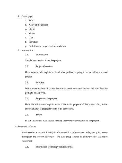 Software Requirement Specification Pdf Software System