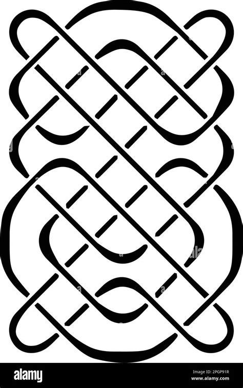 Medieval Celtic Knot Vector Icon Stock Vector Image And Art Alamy