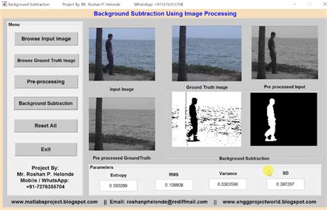 Background Subtraction Using Matlab Source Code ~ Matlab Projects