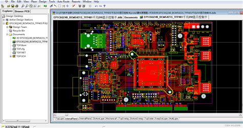 基于ep1c6q240 fpga bcm5421s tfp401千兆dvi显示控制卡protel工程ddb文件 转ad09版 原理图 pcb