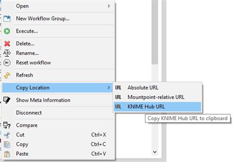 Question How To Get Knime Hub Url Within A Workflow Knime Analytics