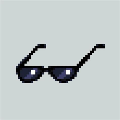 Pixel Art Illustration Glasses Pixelated Glasses Glasses Eye