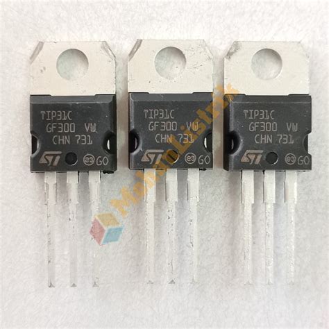 Jual Transitor Tr Tip31 Tip31c Tip32c Transistor Npn 3a 100v To 220