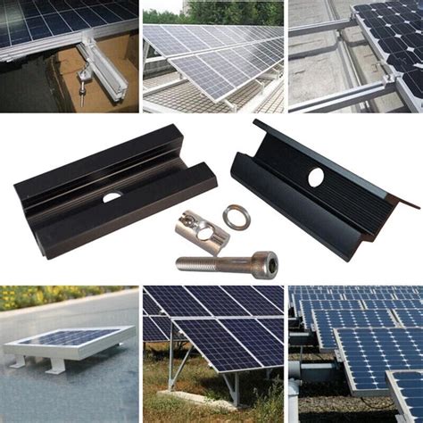 Solar Pv Terminal Block Endmiddle Clamp Module 3035mm Aluminium