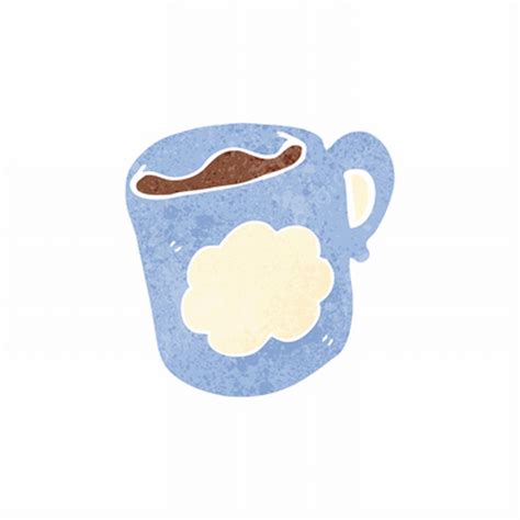 복고풍 만화 커피잔 이상한 질감 구식 Png 일러스트 및 벡터 에 대한 무료 다운로드 Pngtree
