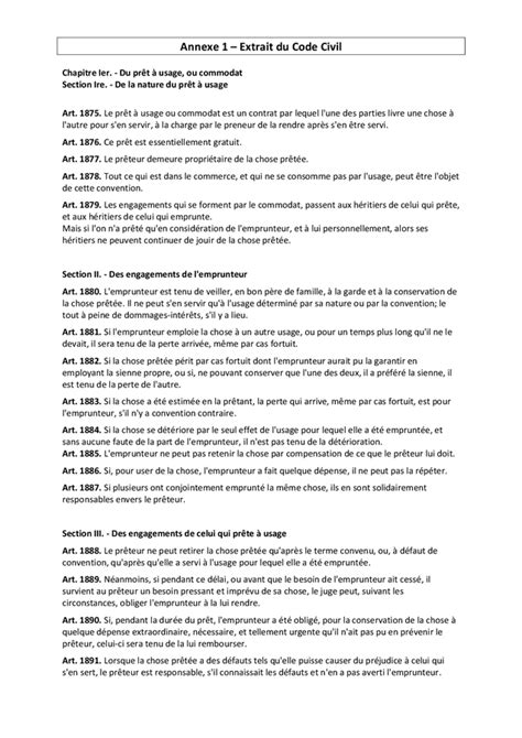 Modele De Contrat De Prêt à Usage Dun Instrument De Musique Doc Pdf