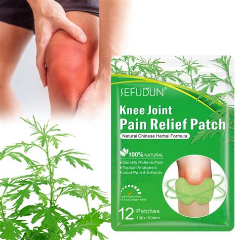 Knee Pain Relief Patches Herbal Warming Plaster Joint Ache Sticker