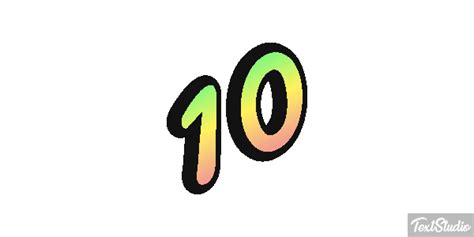 10 Number Animated  Logo Designs