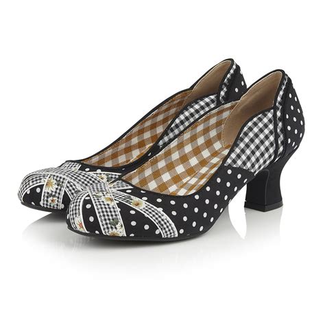 Ruby Shoo Womens Paula Mid Heel Court Shoe And Matching Limoges Bag