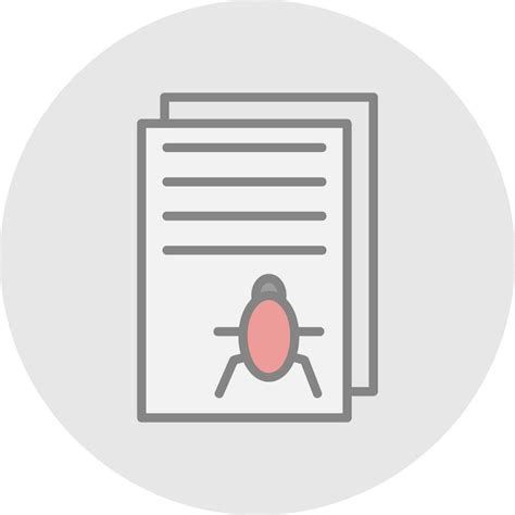 Bug Report Vector Icon Design Vector Art At Vecteezy