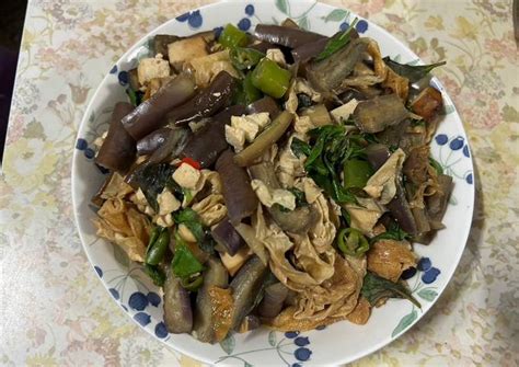 九層塔茄子炒豆包和豆腐純素 食譜與作法 by Lemon Hui與哦媽的家常蔬食料理 Cookpad