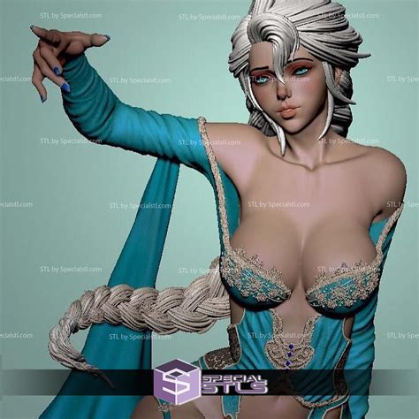 Elsa Human Form NSFW Digital Sculpture SpecialSTL